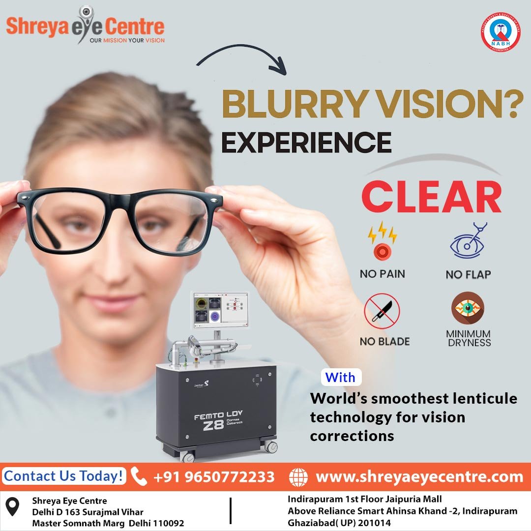CLEAR Spectacles Removal Surgery in Delhi